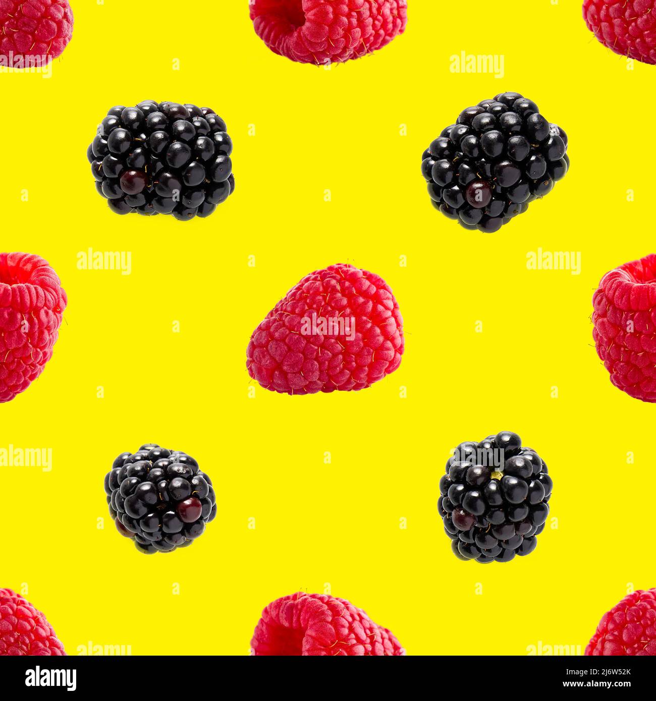 Seamless pattern with raspberry and bramble. pattern for package design ...