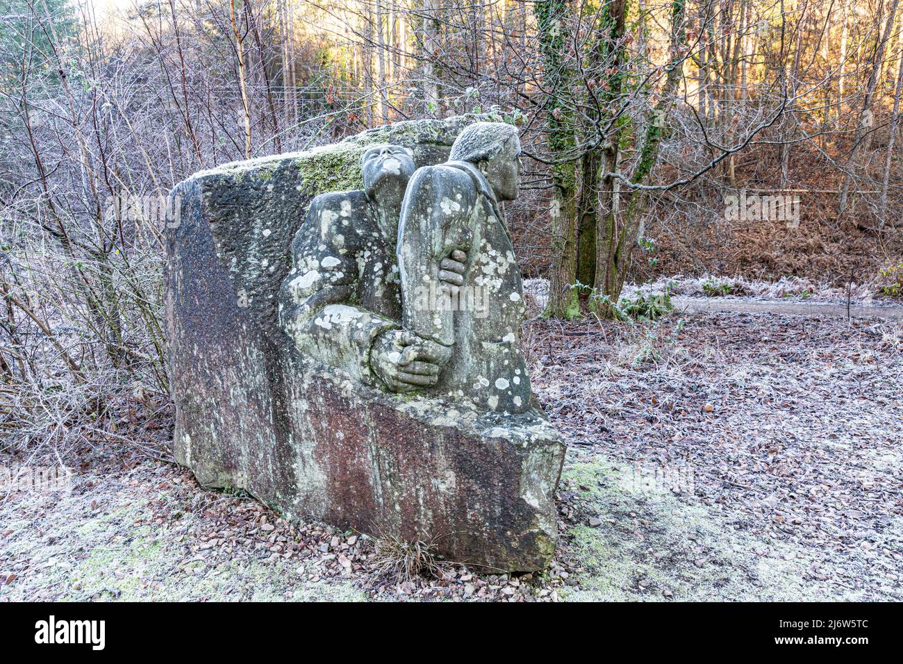 Winter in the Forest of Dean - Memorial to men who died in the Union ...
