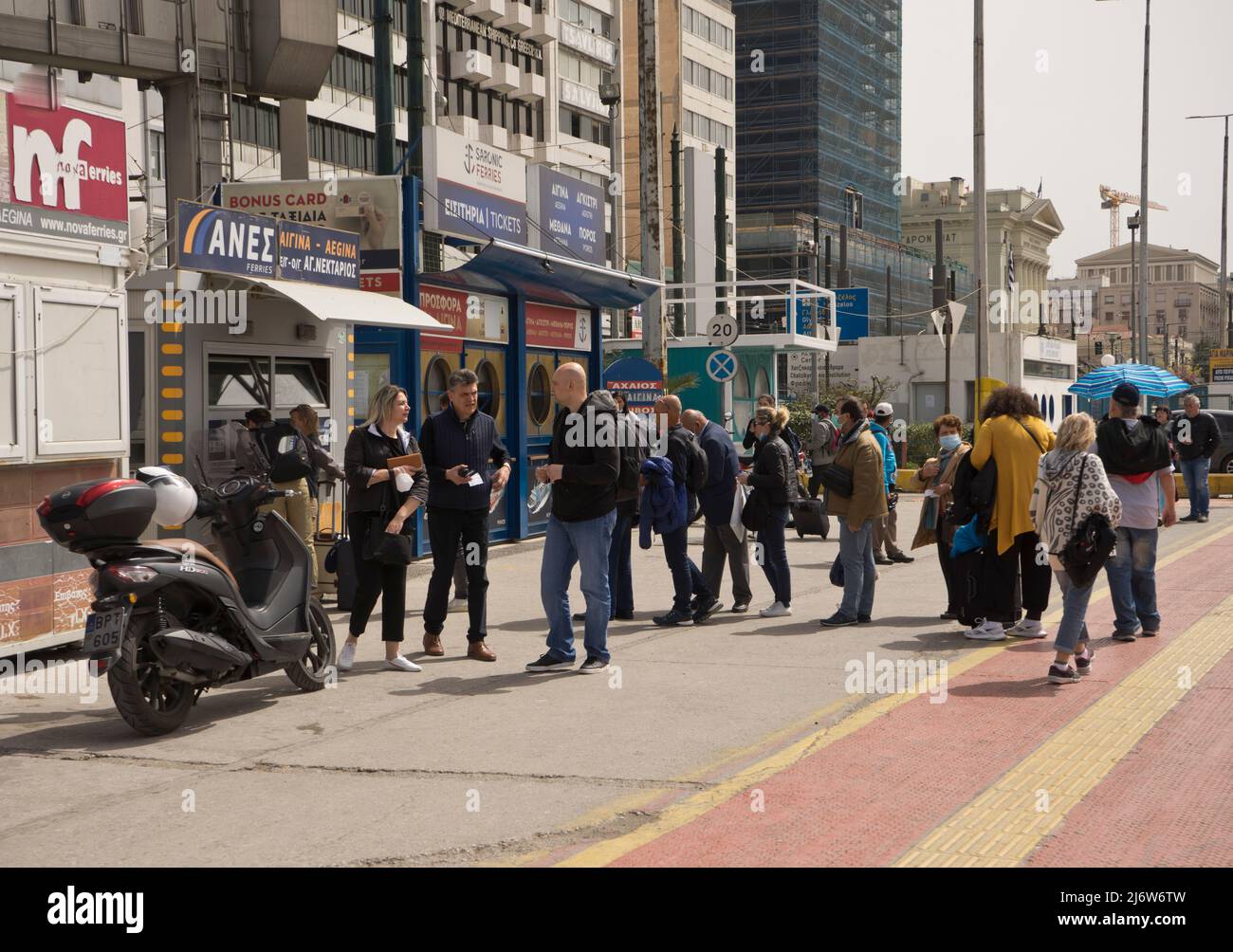 Piraeus containers terminal hi-res stock photography and images - Alamy