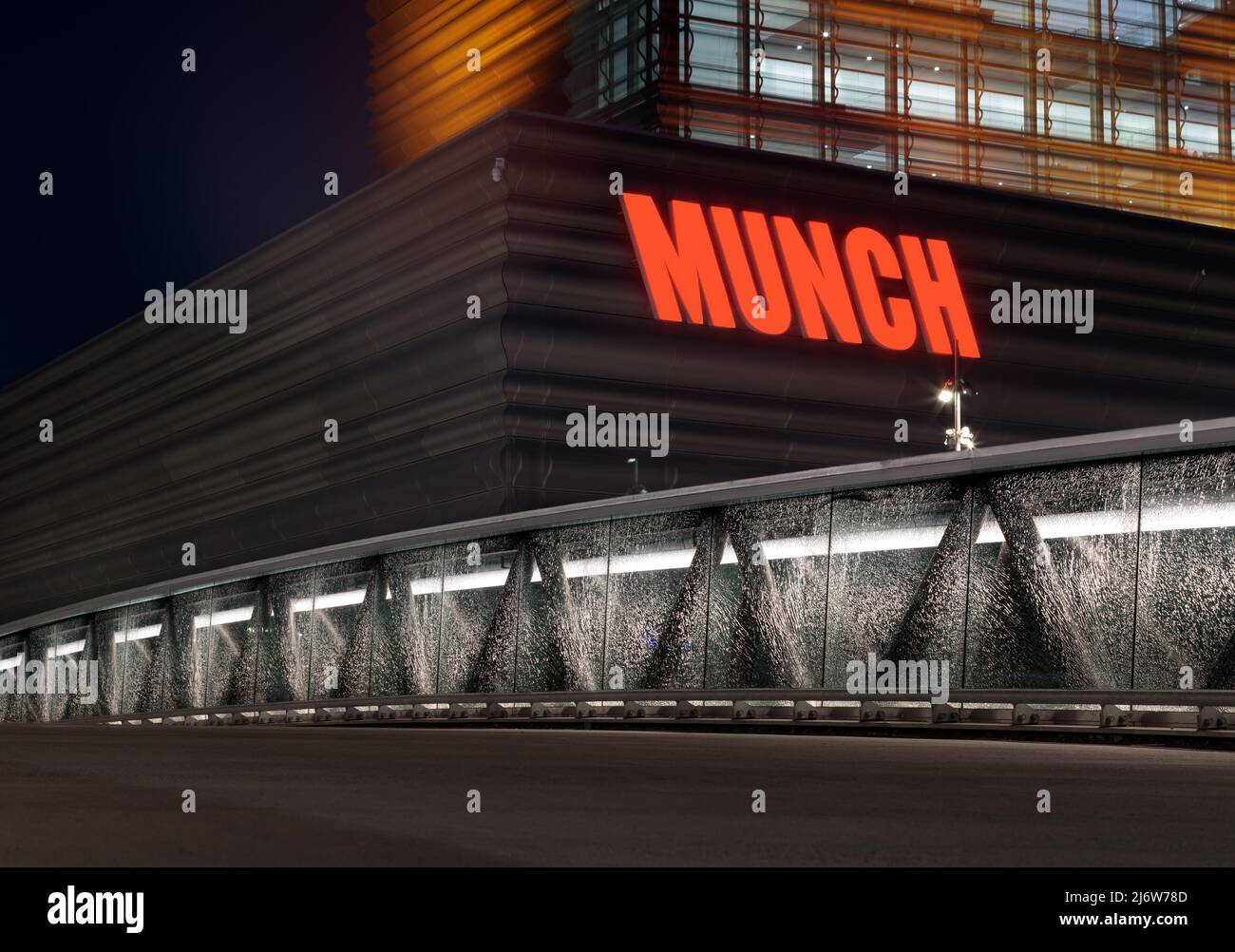 Oslo, Norway. May 02, 2021: Exterior view of Edvard Munch Museum in ...