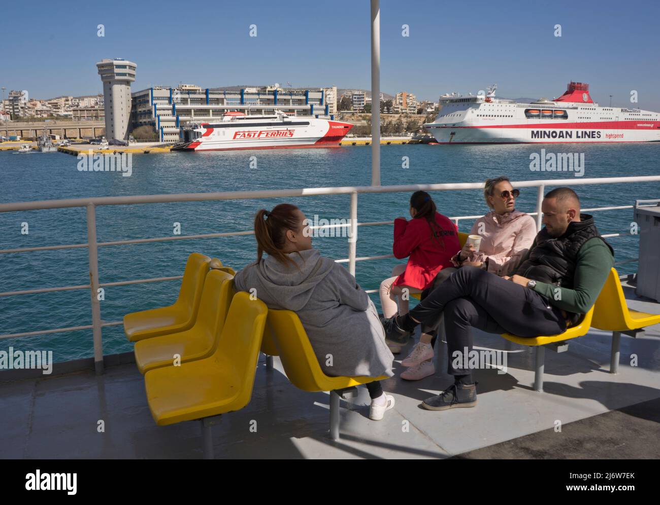 Piraeus containers terminal hi-res stock photography and images - Alamy