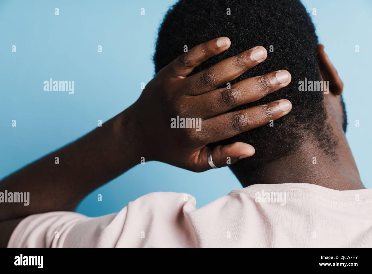 Blue nape and back hi-res stock photography and images - Alamy