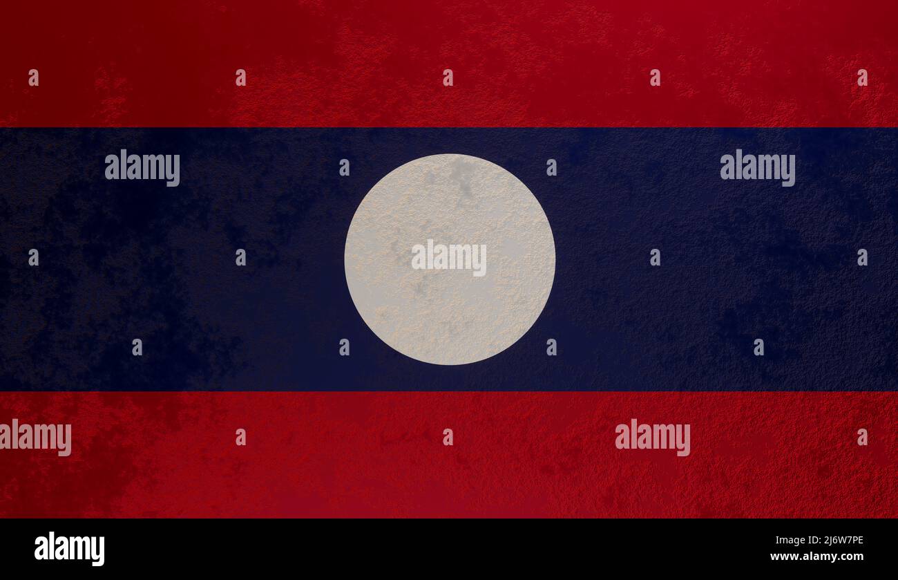 Laos wave flag hi-res stock photography and images - Alamy
