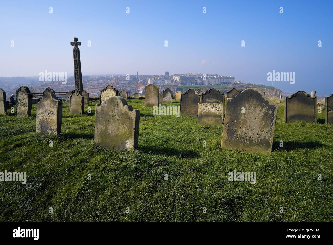 Gravestones in the Church of Saint Mary's graveyard which influenced ...