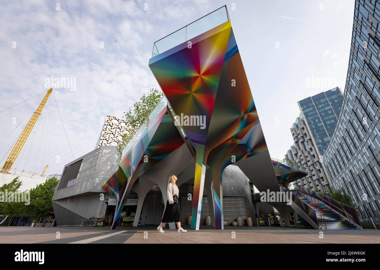 EDITORIAL USE ONLY Mackenzie Loos looks at a new large-scale ...