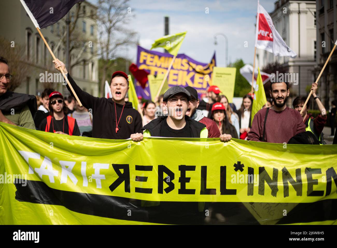 Demonstration of the Verdi Youth. On May 4, 2022 educators gathered in ...