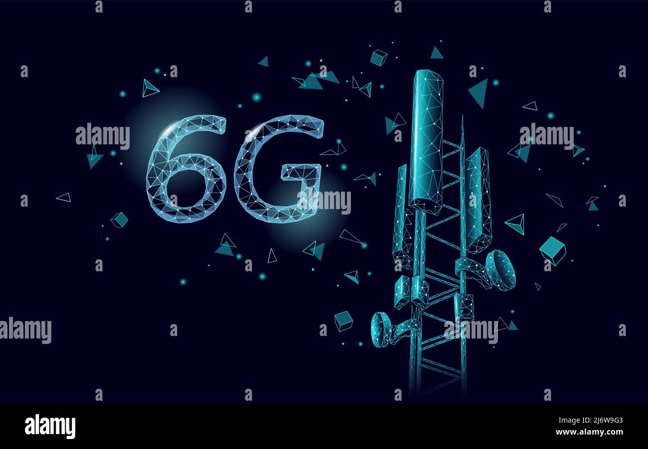 5g New Wireless Internet Wifi Connection Big Data Binary Code Flow