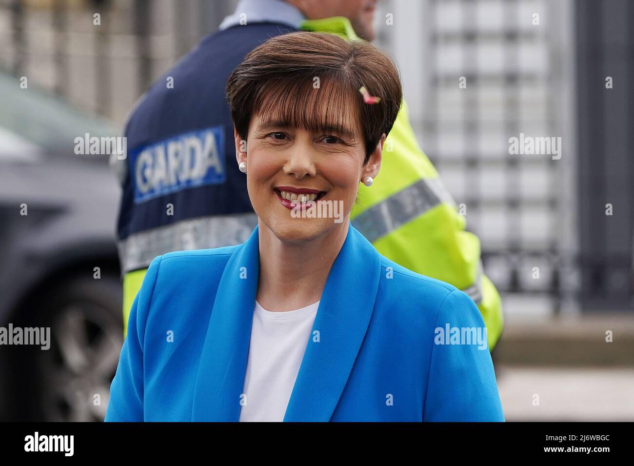 Education minister Norma Foley arriving for a state religious ceremony ...