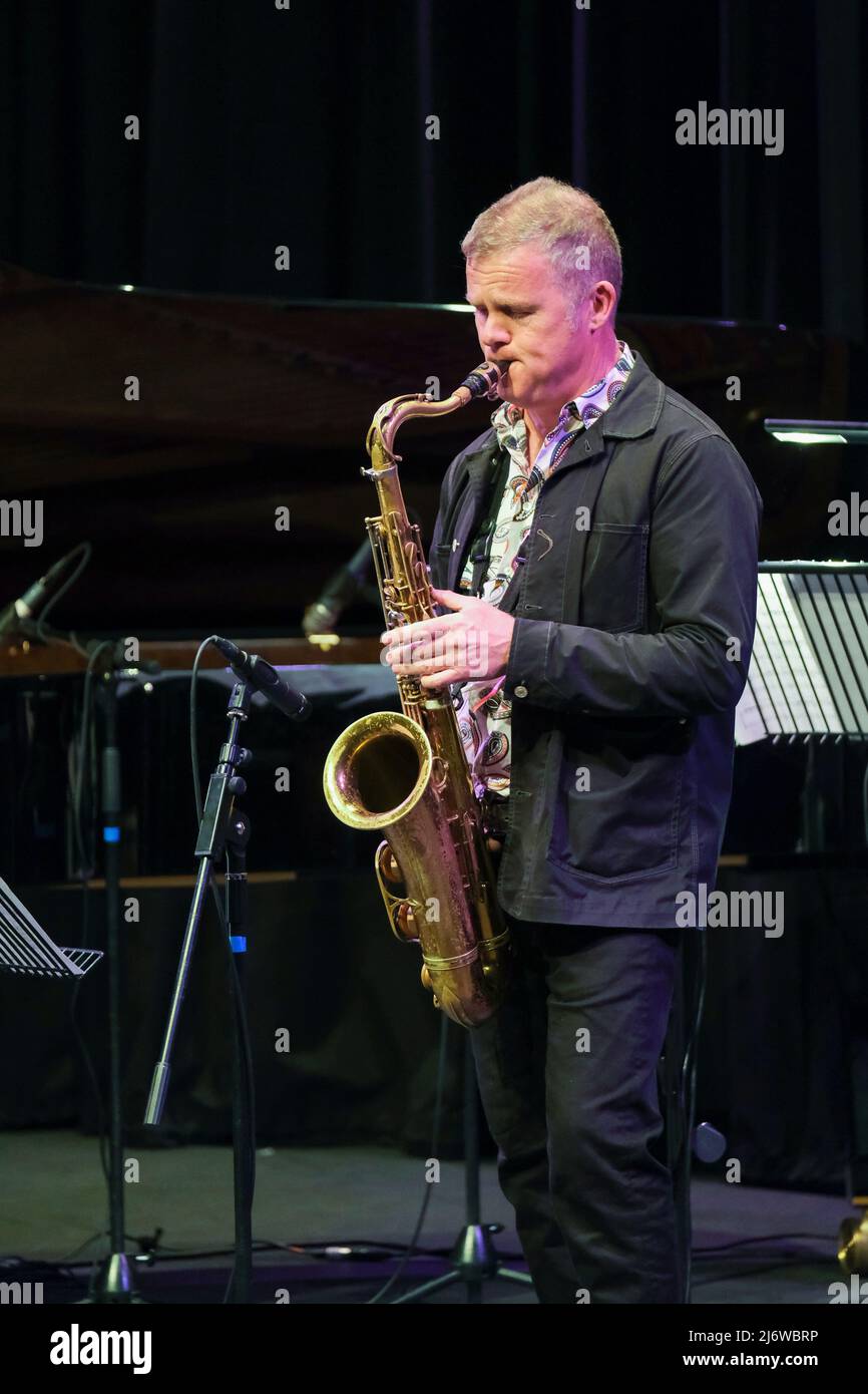 Iain Ballamy performs in the Parabola Arts Centre at the Cheltenham Jazz festival. May 01, 2022 ...