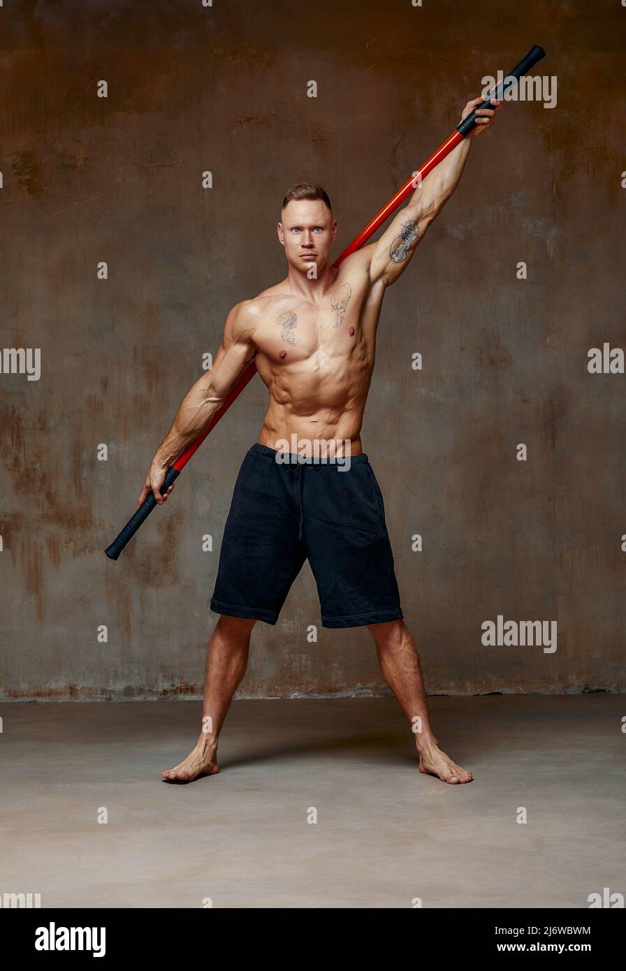 Karate man sword hi-res stock photography and images - Alamy