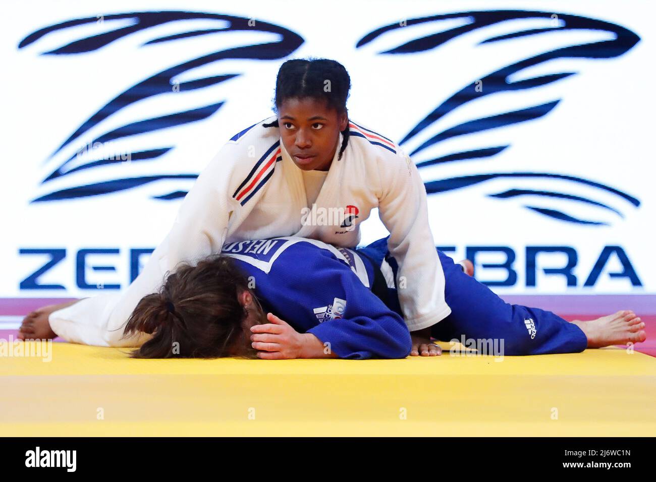 Sofia, Bulgaria, 29th April 2022. Sarah Leonie Cysique of France ...