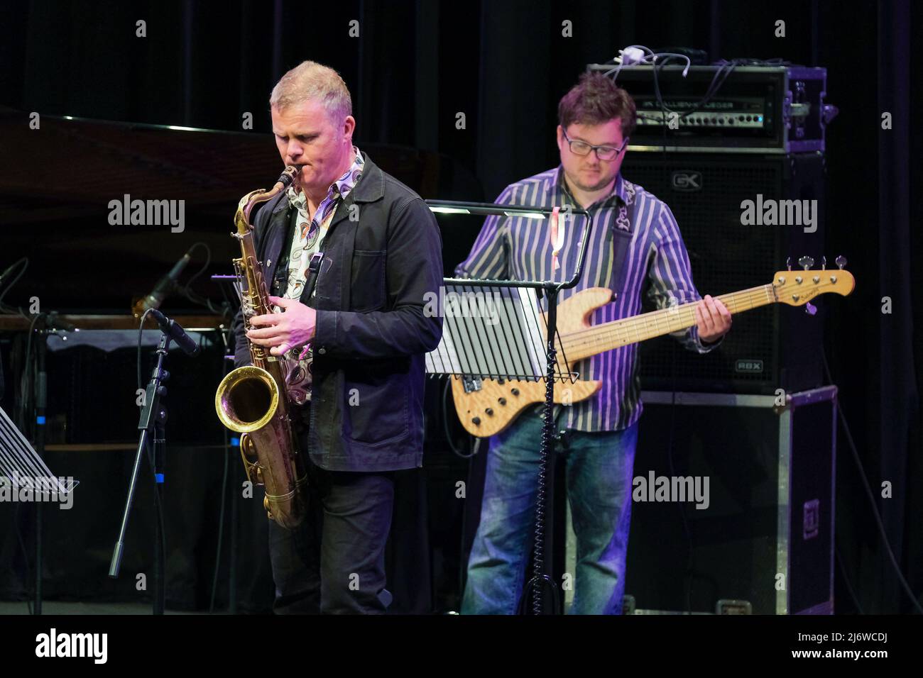 Iain Ballamy performs in the Parabola Arts Centre at the Cheltenham Jazz festival. May 01, 2022 ...