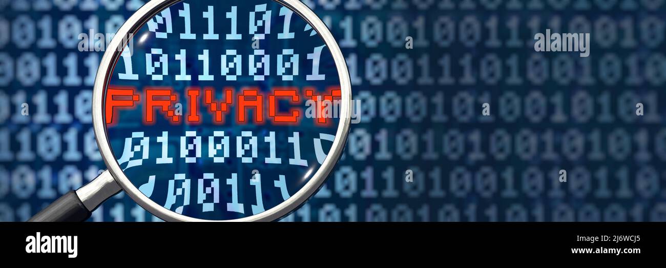 A symbolic image on the subject privacy in the internet Stock Photo - Alamy