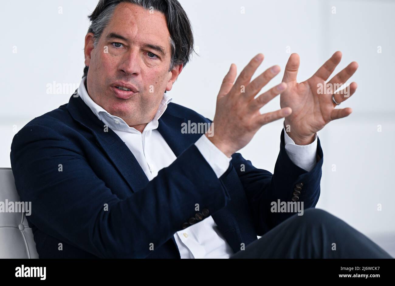 PRODUCTION - 02 May 2022, Bavaria, Munich: Christian Wegner, CEO of ...