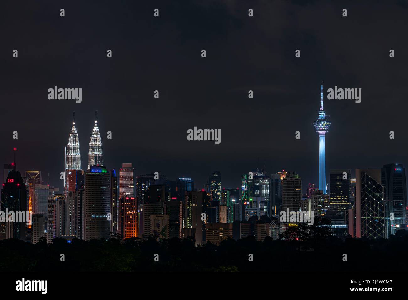 KUALA LUMPUR, MALAYSIA - APRIL 30, 2022: Kuala Lumpur cityscape at ...
