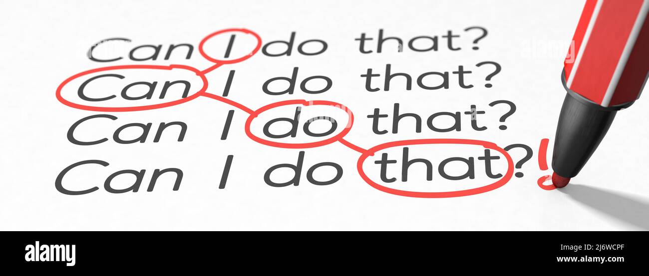 I can do that! Stock Photo - Alamy