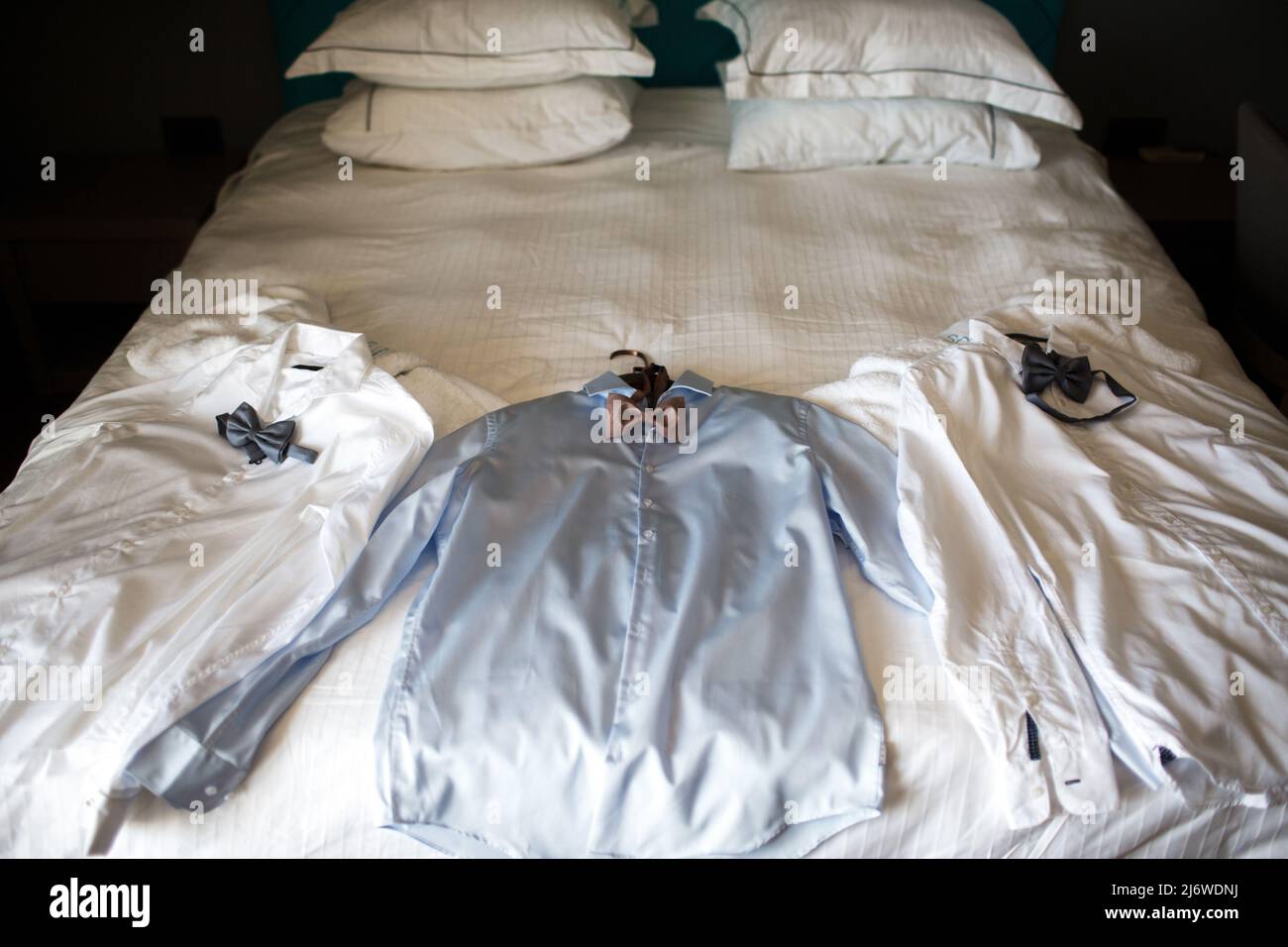 Navy bowtie hi-res stock photography and images - Alamy