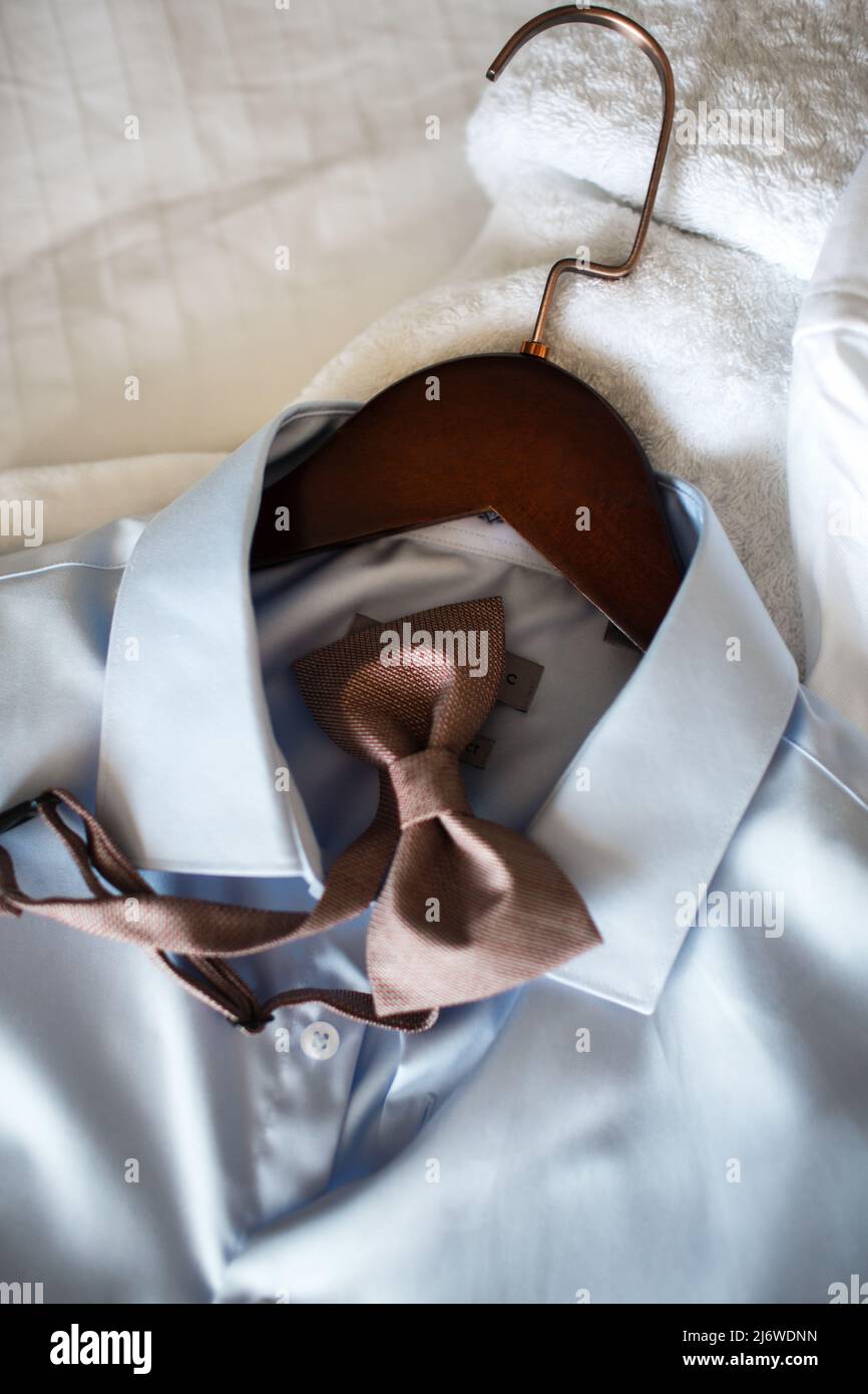 Navy bowtie hi-res stock photography and images - Alamy