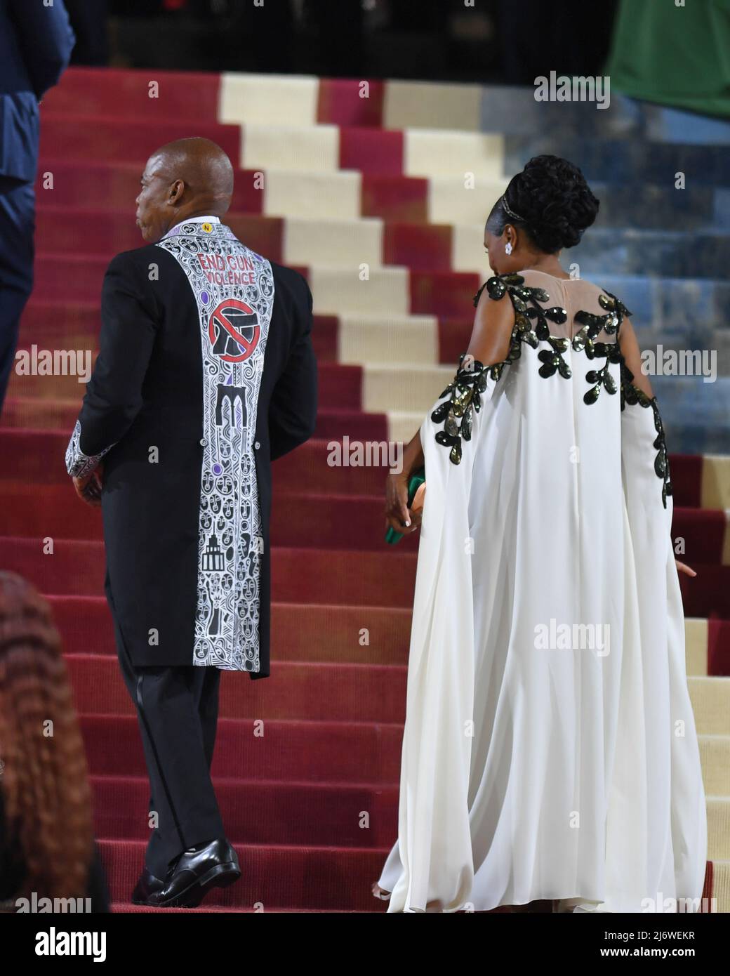 Eric Adams and Tracey Collins Stock Photo - Alamy