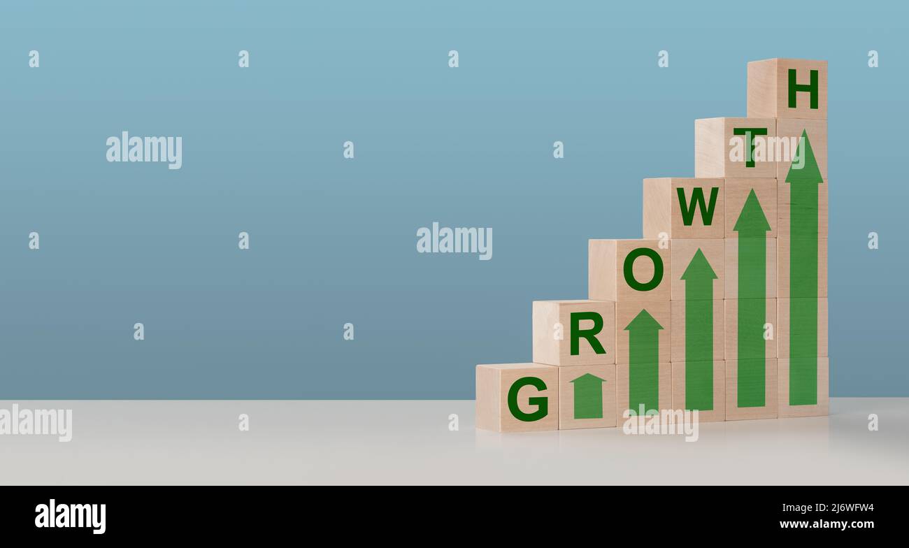 Growth business. Target of investment and business growth concept ...