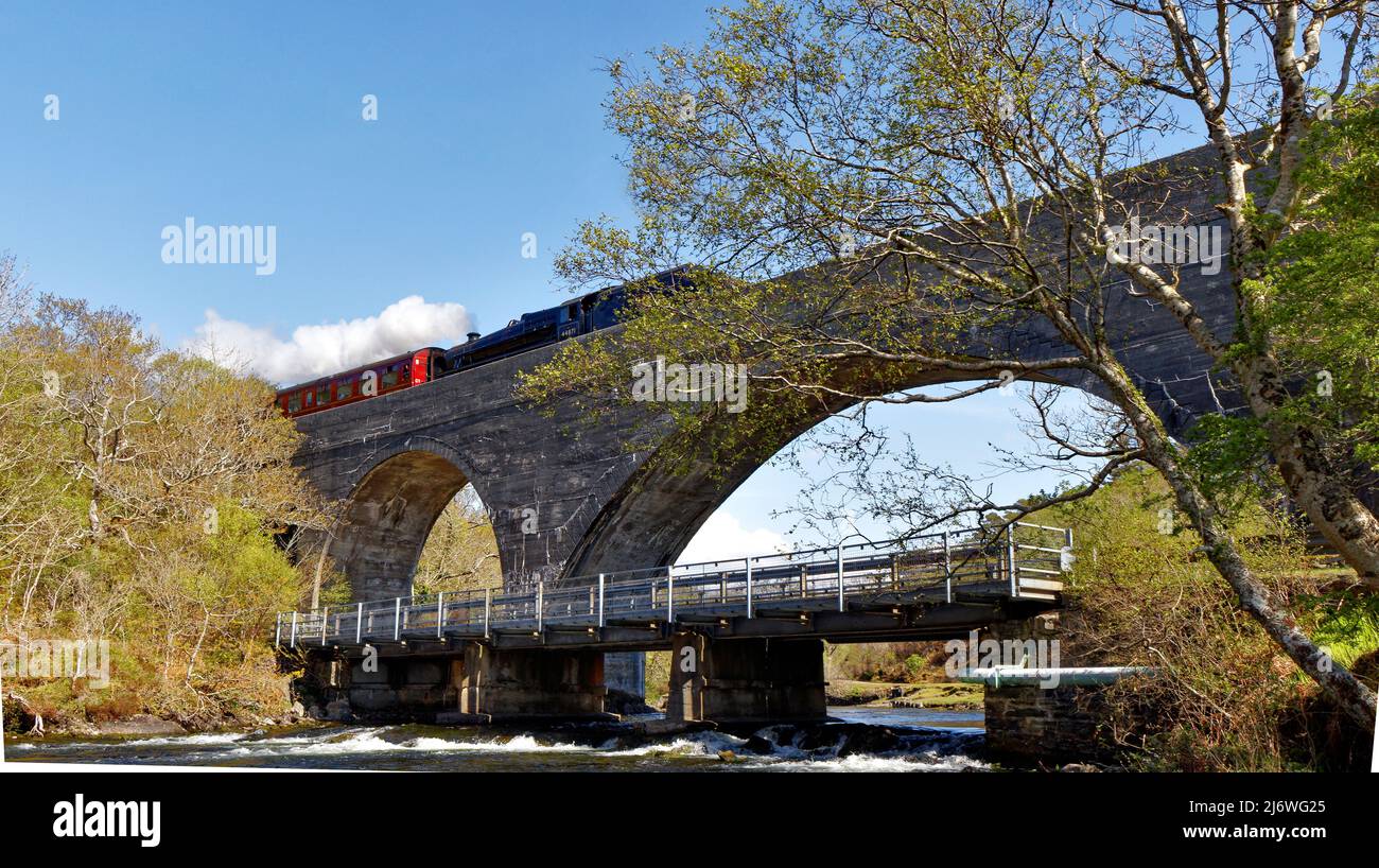 Steam train viaduct mallaig hi-res stock photography and images - Alamy