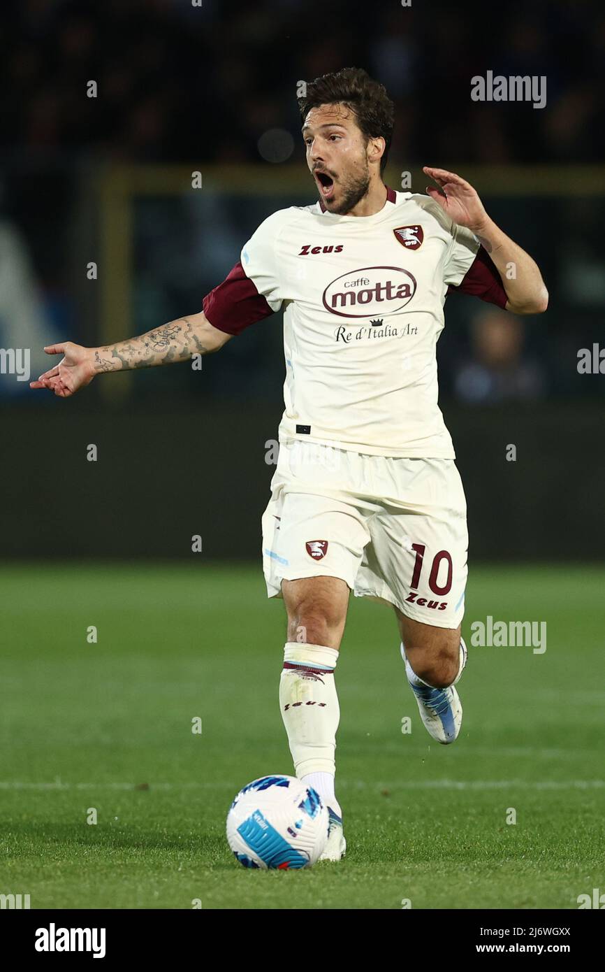 Simone Verdi (US Salernitana 1919) reacts during the italian soccer ...