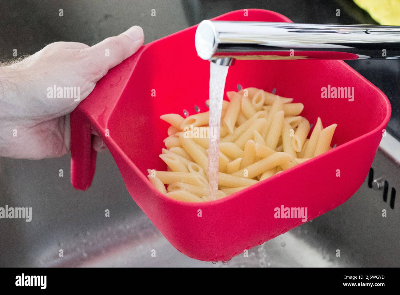 Pasta in water hi-res stock photography and images - Alamy
