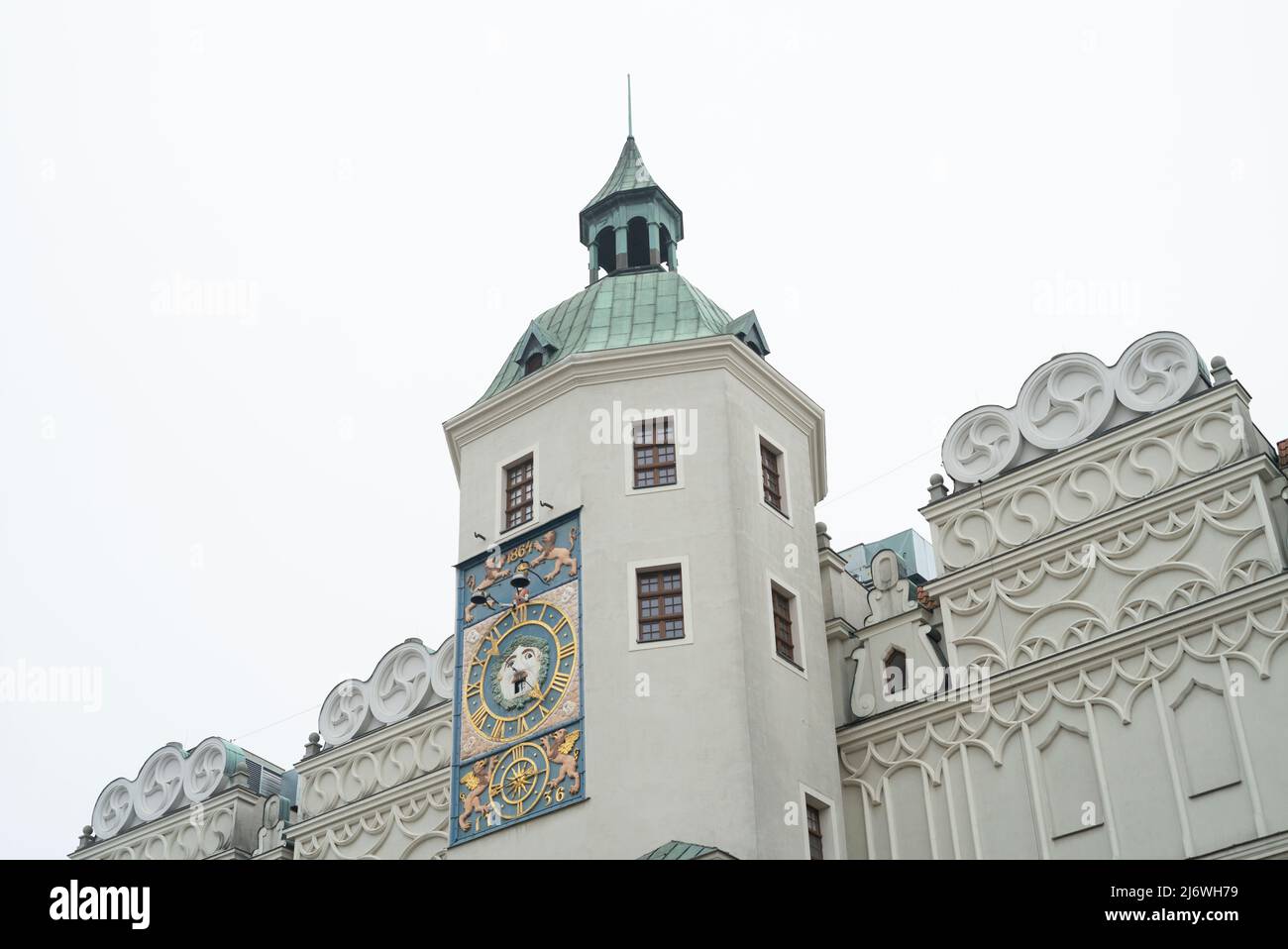 Szczecin, Poland, Astronomical clock of the Castle of the Pomeranian ...
