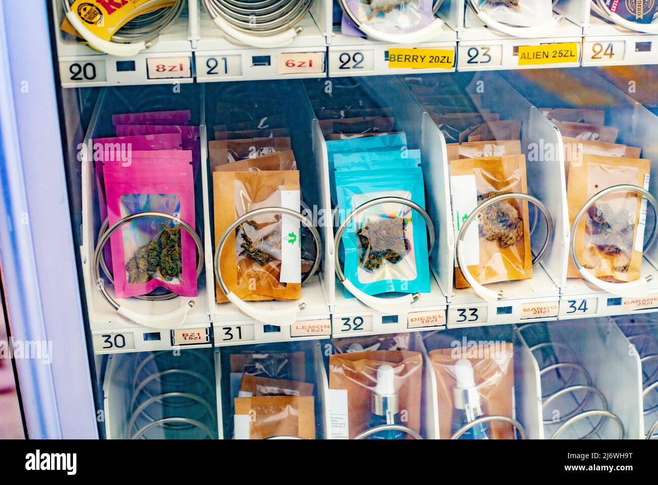 Cannabis vending machine hi-res stock photography and images - Alamy
