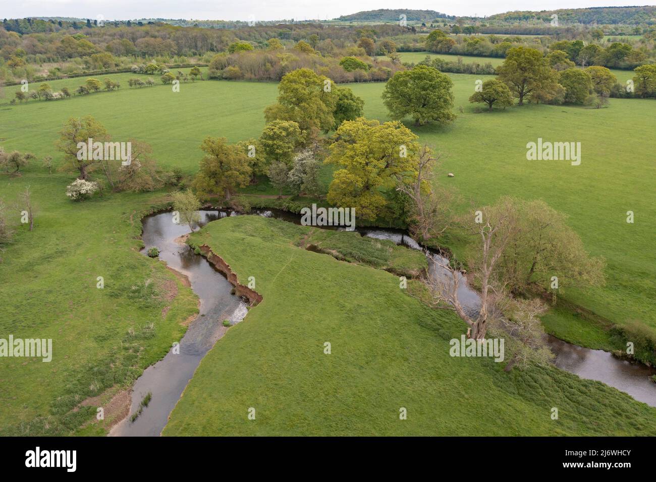 Warwickshire aerial view hi-res stock photography and images - Alamy