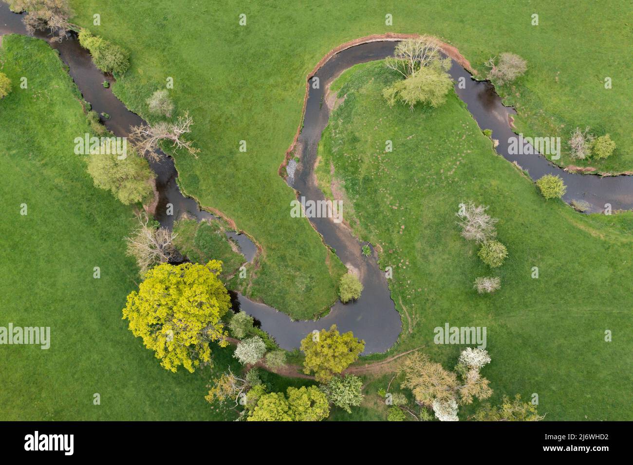 Warwickshire aerial view hi-res stock photography and images - Alamy