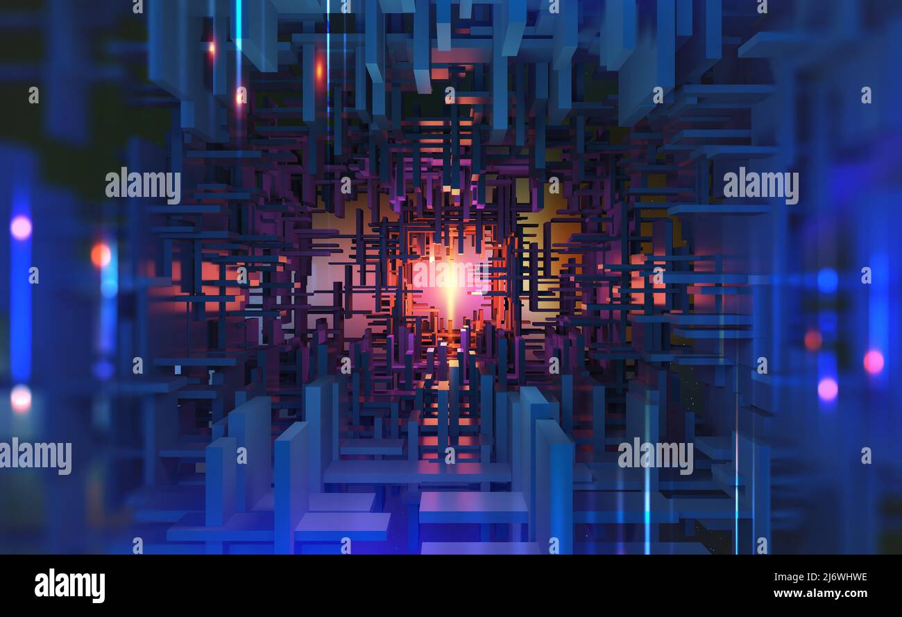 Abstract purple, neon background. Digital technology. Concept of high ...