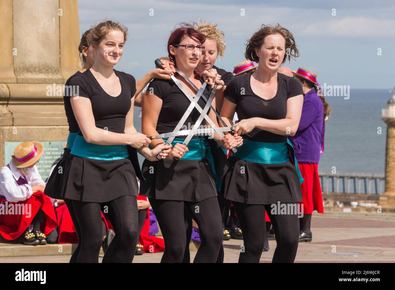 Traditional dancing at Whitby folk week Stock Photo - Alamy