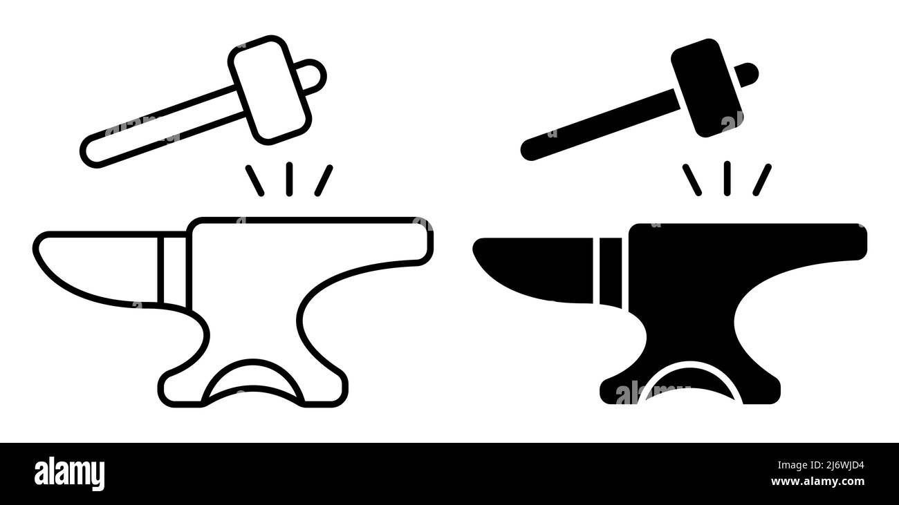 Blacksmith Hammer Drawing