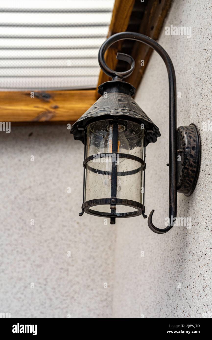 Lamp attached to wall hi-res stock photography and images - Alamy