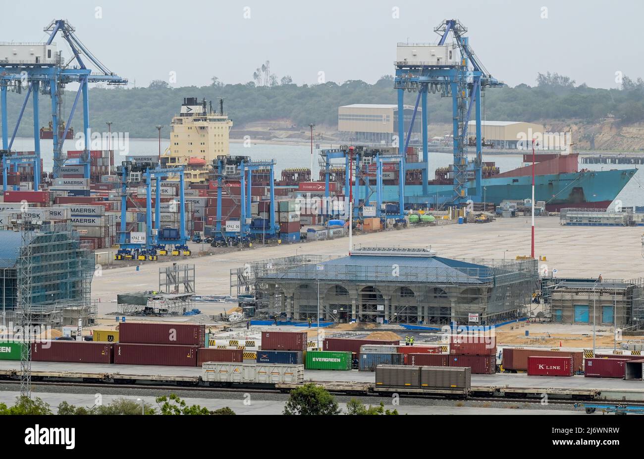 KENYA, Mombasa, seaport, CT-1 Container terminal, danish container ...