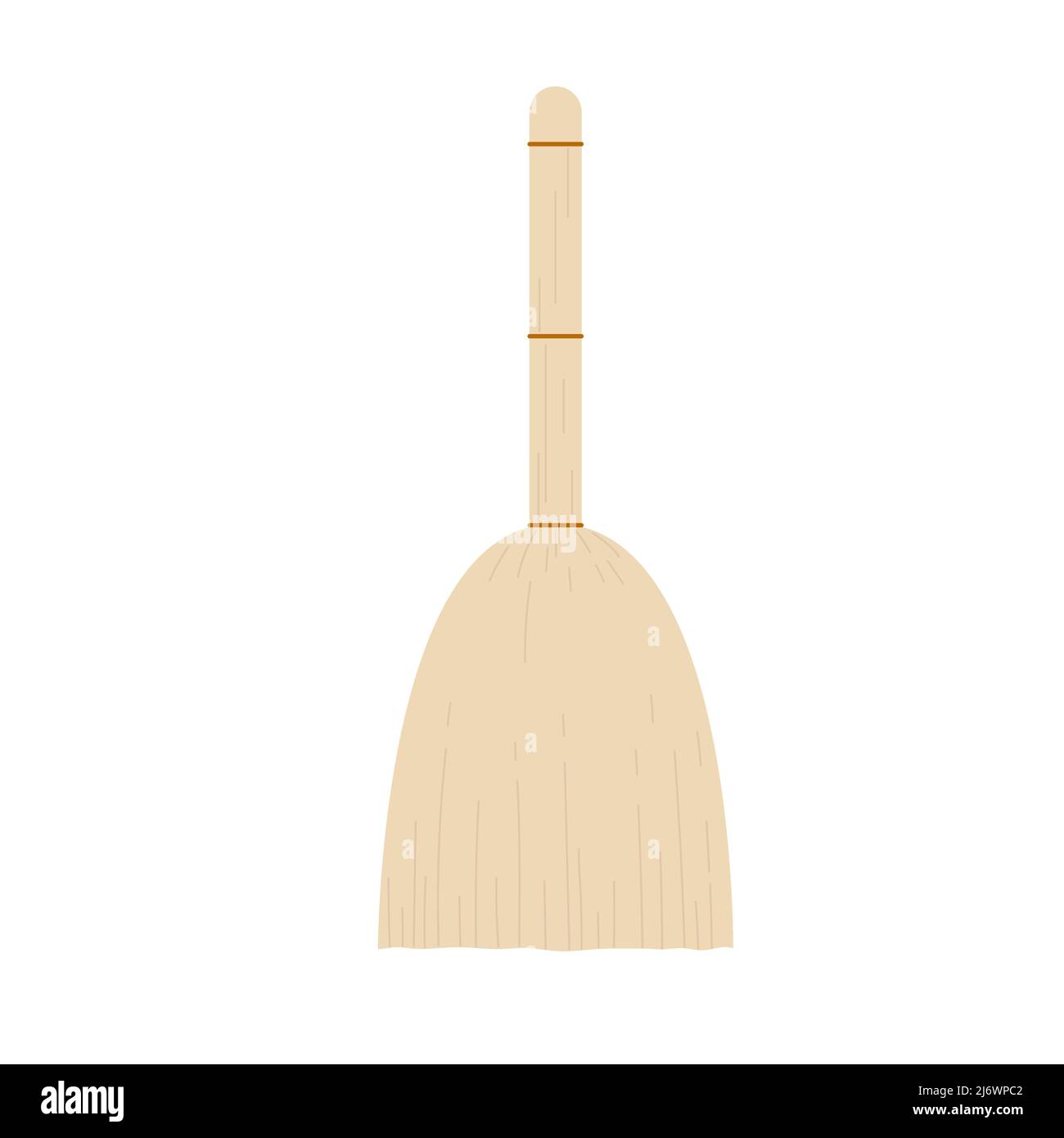 Housekeeping sweeping broom. Cleaning service equipment and tools ...