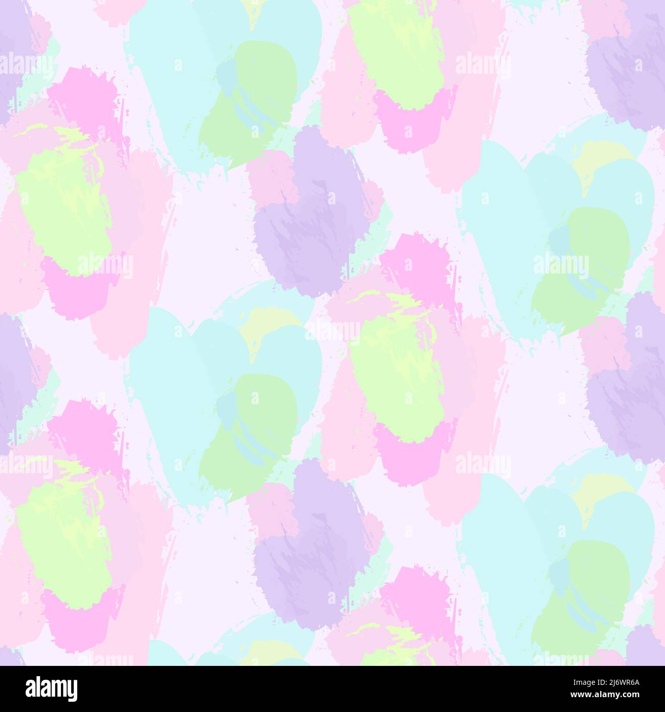 Seamless pattern paint spots effect design. Neon rainbow background ...