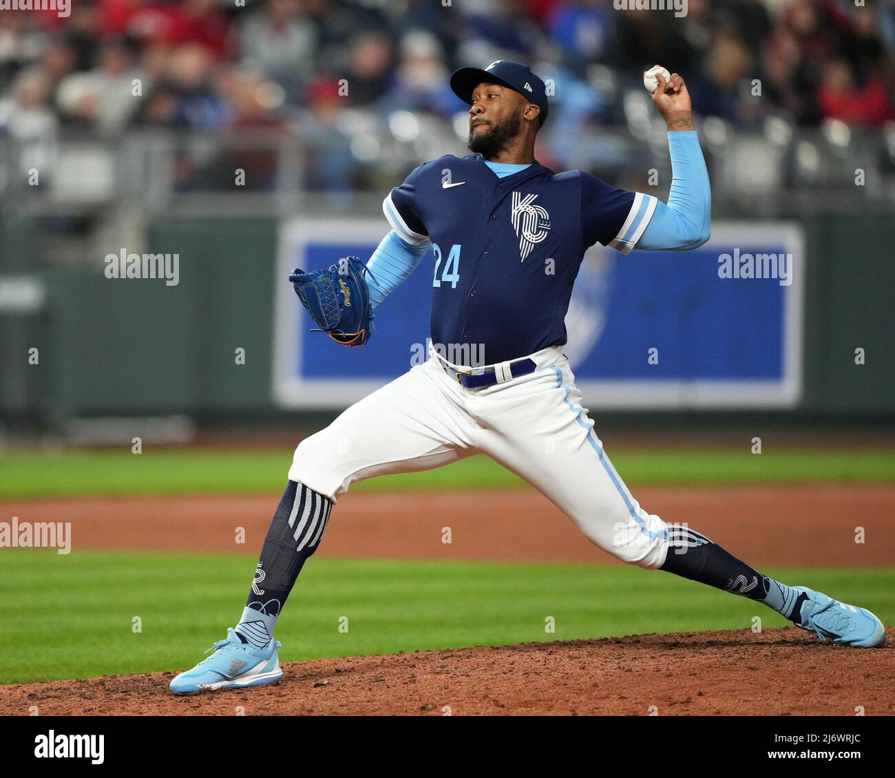 May 03, 2022: Kansas City Royals relief pitcher Amir Garrett (24 ...