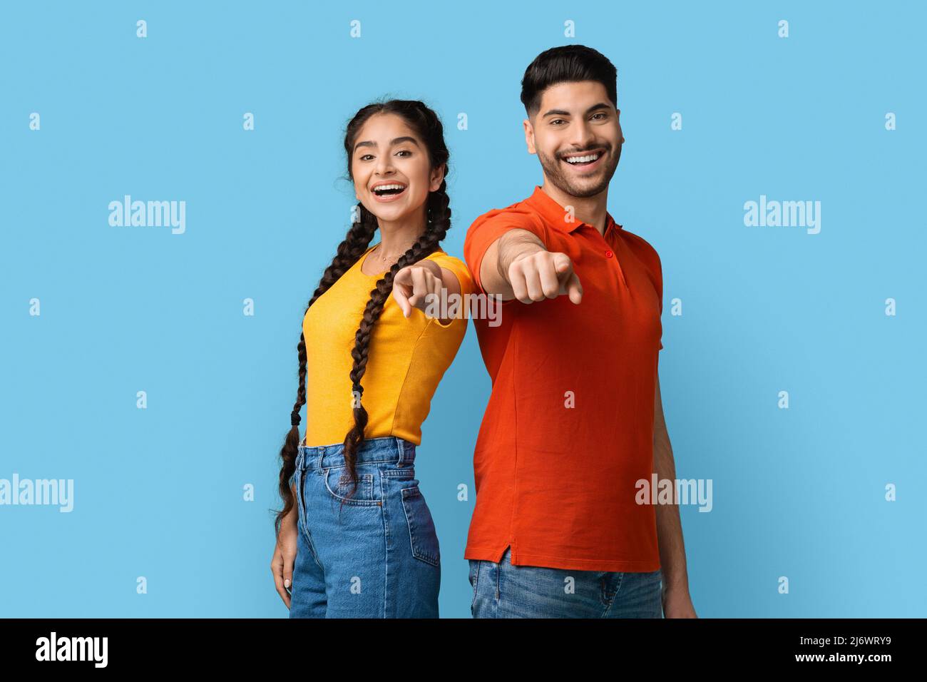 Young happy man woman choose hi-res stock photography and images - Alamy