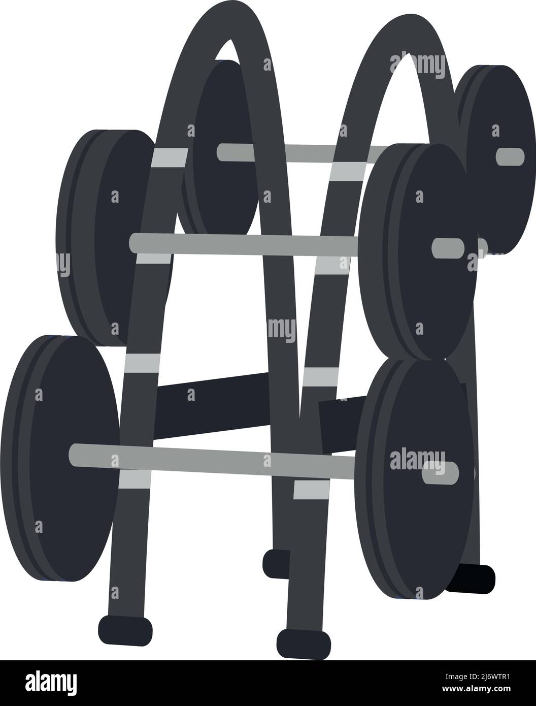 Sticker lifting dumbbells gym equipment hi-res stock photography and ...