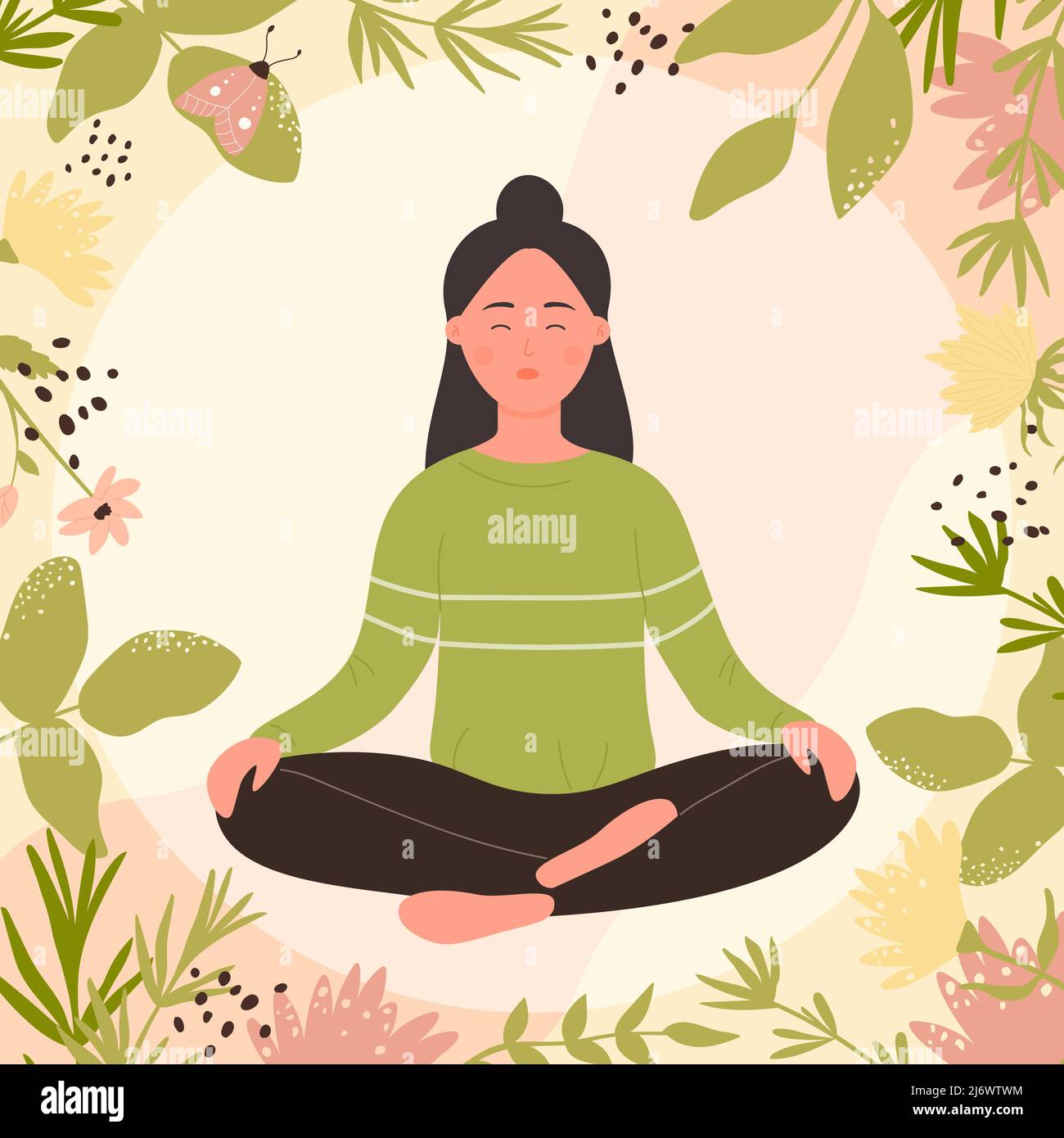 Patience plant Stock Vector Images - Alamy