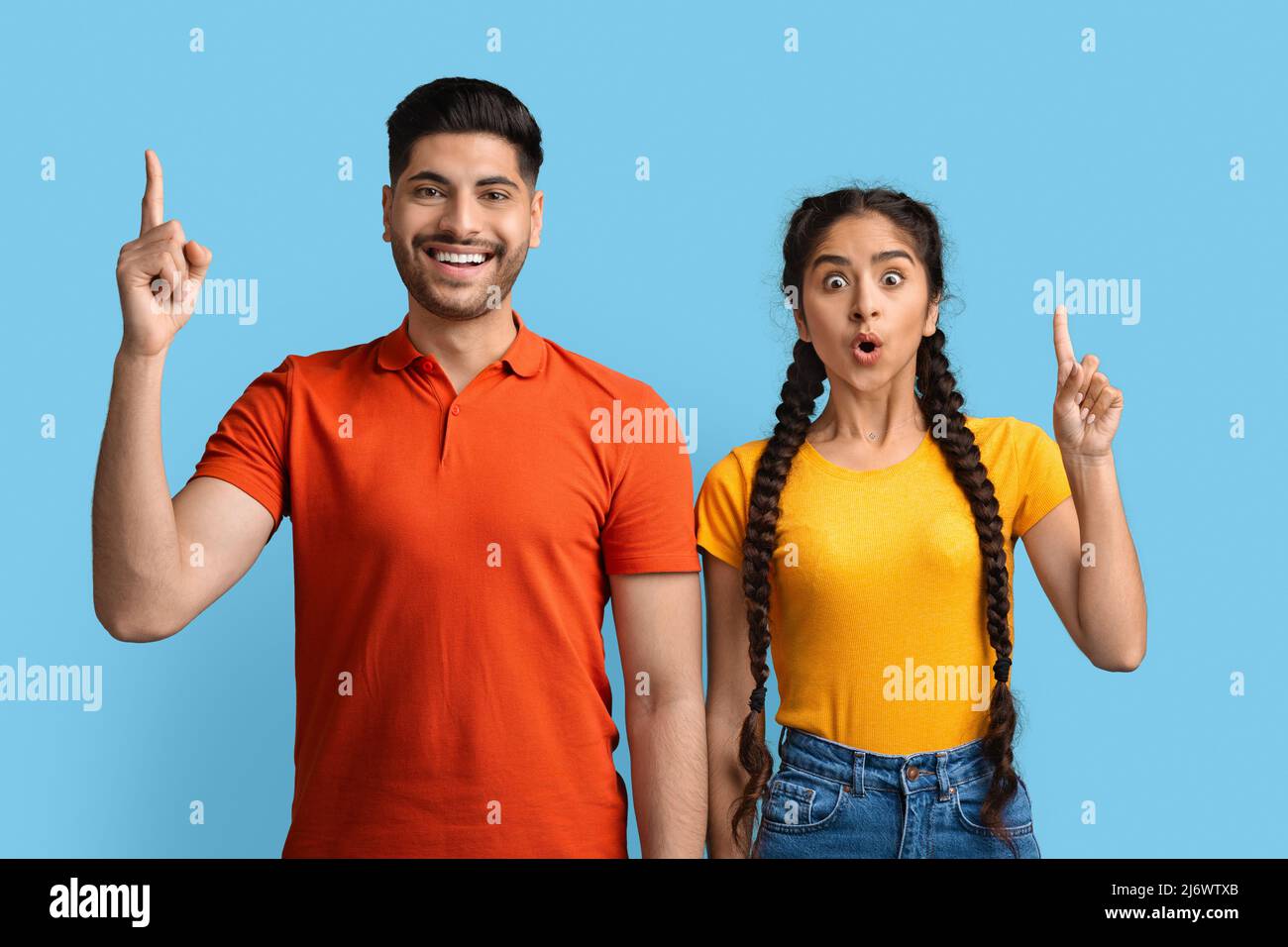 Woman raising two fingers hi-res stock photography and images - Alamy