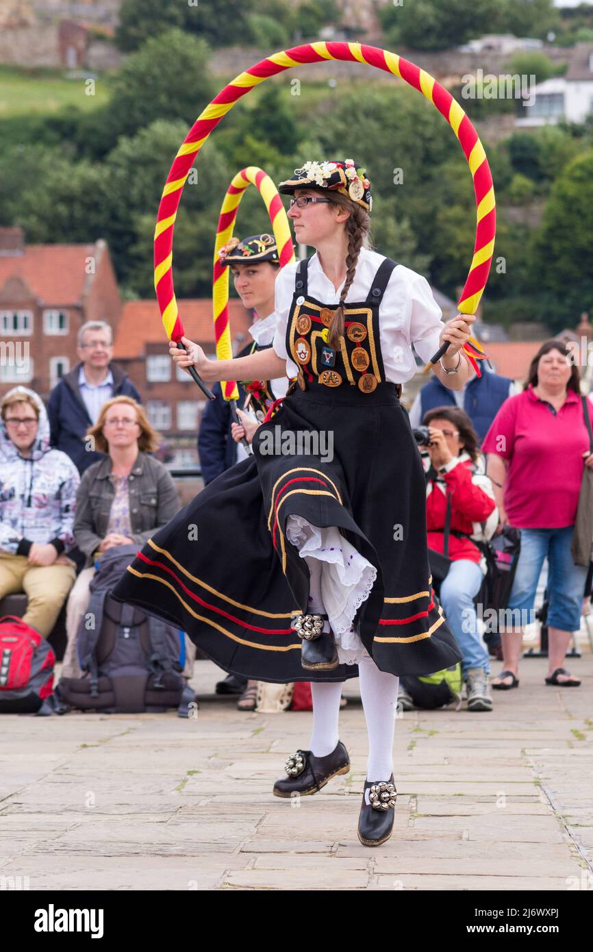 Traditional dancing at Whitby folk week Stock Photo - Alamy