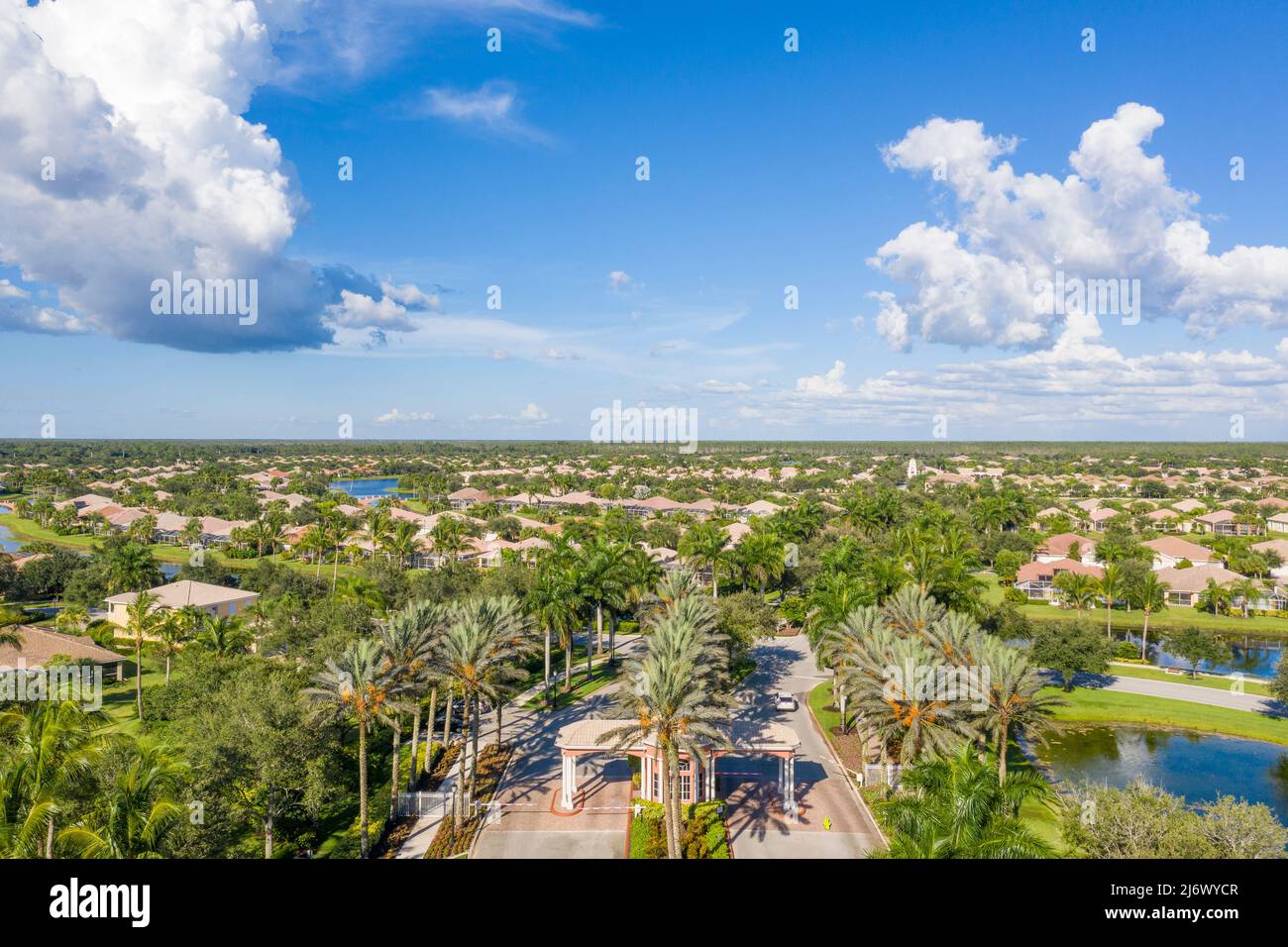 Birds eye view of florida hi-res stock photography and images - Alamy