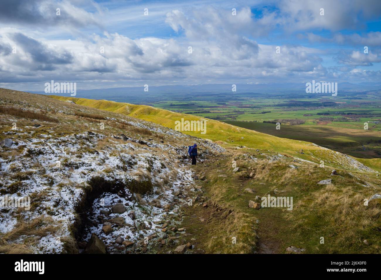 Cross Fell is the highest mountain in the Pennine Hills of Northern ...