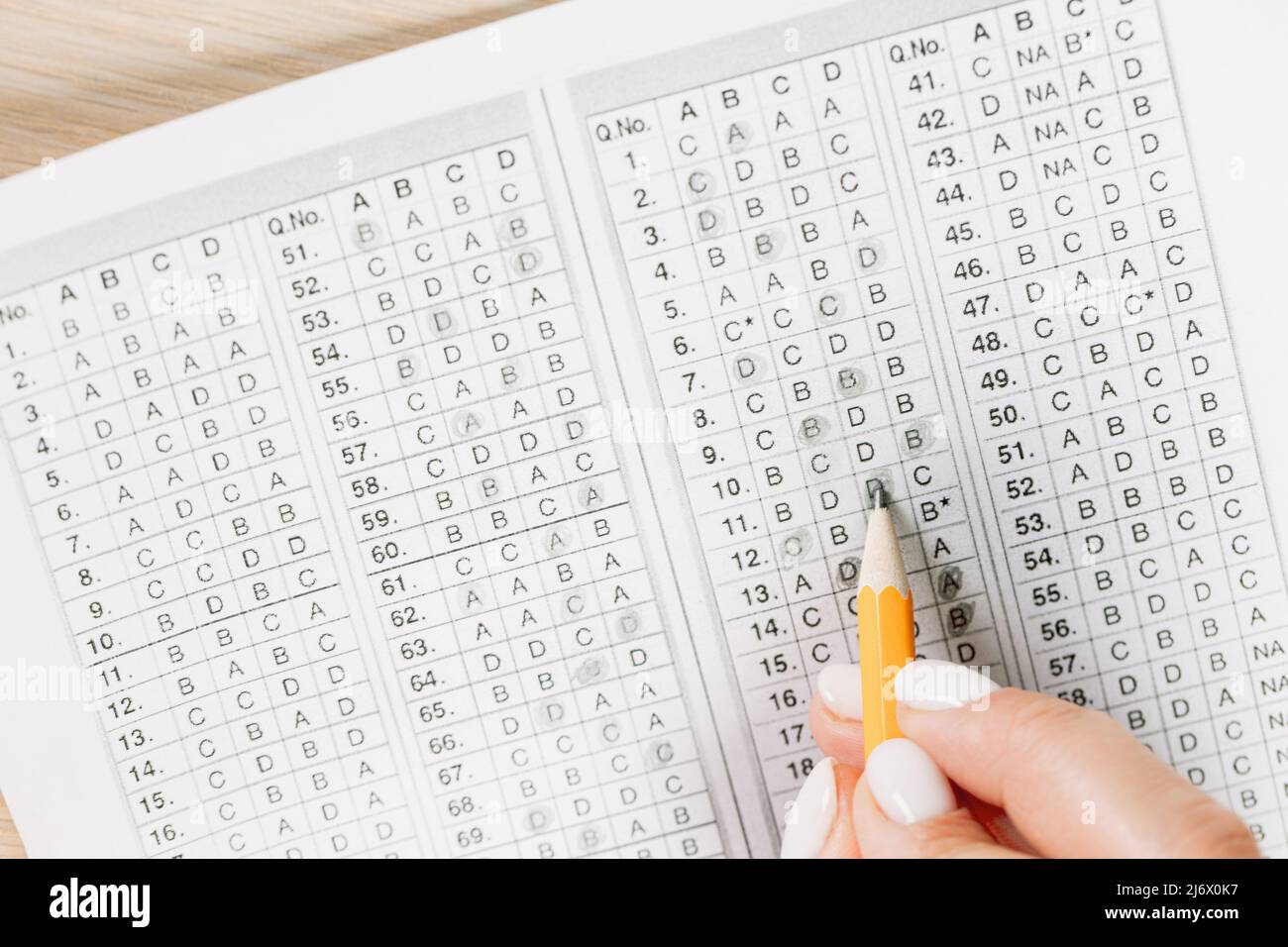 Student write educational test english hi-res stock photography and ...