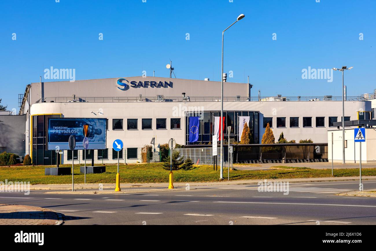 Sedziszow Malopolski, Poland - November 1, 2021: Safran Transmission ...