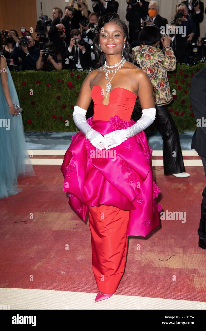 Denee Benton attends The 2022 Met Gala Celebrating "In America: An ...