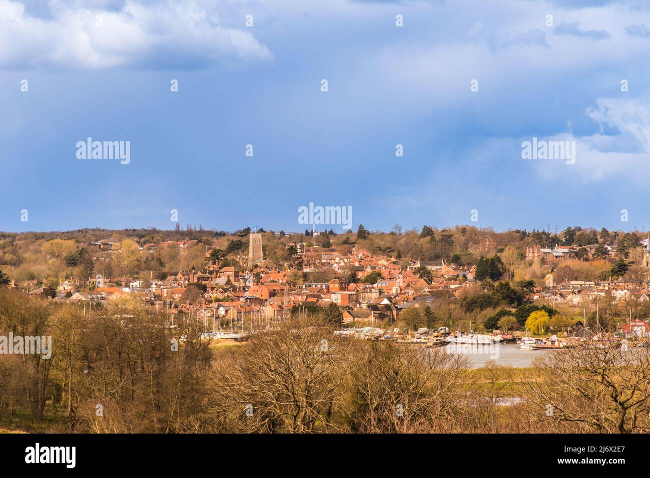 View of Woodbridge in Suffolk Stock Photo - Alamy